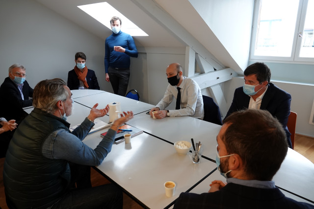 Deux députés en visite à l'ESI Georgette Agutte - Société Philanthropique